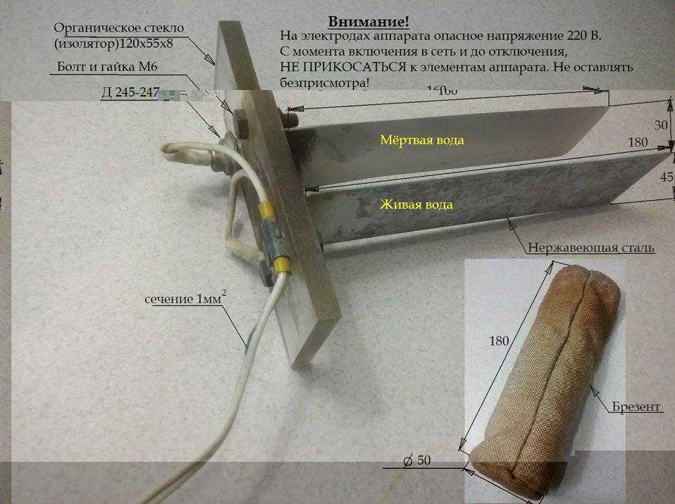 Как сделать воду щелочной прибор